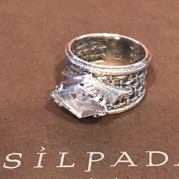 Silpada | Jewelry | Rare Silpada Cubic Zirconia Ring | Poshmark